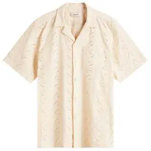FORET Leo Paisley Shirt - Cloud