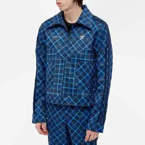 Adidas X Wales Bonner Tartan Track Top | | 100% Polyester | End Clothing