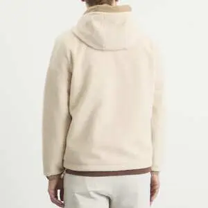 Moncler Teddy Fleece Zip Up Hooded Fleece Jacket