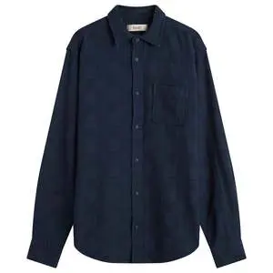 FORET River Jacquard Shirt - Navy
