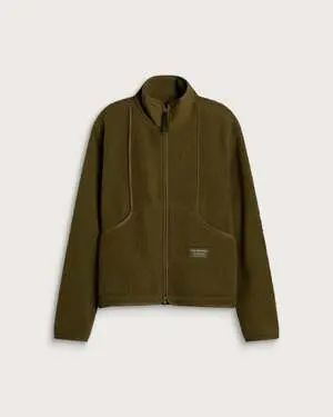 PAS NORMAL STUDIOS Off-race Pile Fleece Jacket - Deep Olive