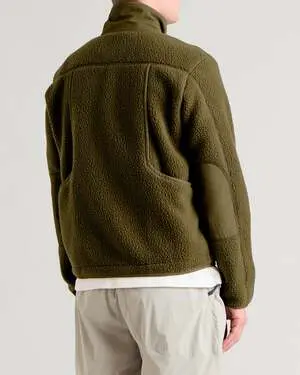 PAS NORMAL STUDIOS Off-race Pile Fleece Jacket - Deep Olive