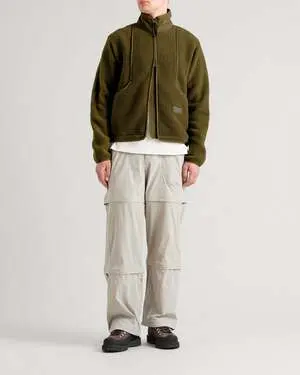 PAS NORMAL STUDIOS Off-race Pile Fleece Jacket - Deep Olive