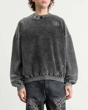 NOMARHYTHM TEXTILE Hand Dye Reverse Twist Sweatshirt