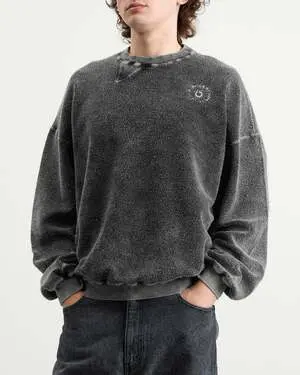 NOMARHYTHM TEXTILE Hand Dye Reverse Twist Sweatshirt