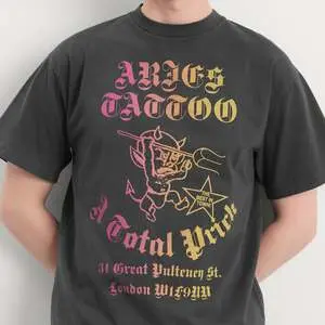 Aries Faded Tattoo Shop T-shirt