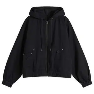 DIME Hooded Denim Jacket - Black