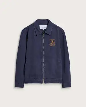 PALMES Western Zip Jacket - Navy