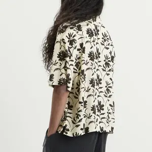 MKI MIYUKI ZOKU Floral Linen Vacation Shirt