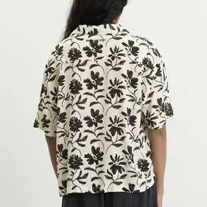 MKI MIYUKI ZOKU Floral Linen Vacation Shirt