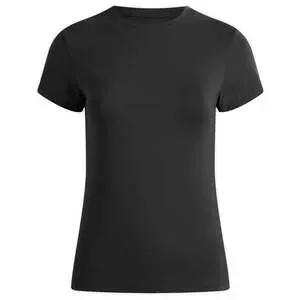 ADANOLA Ultimate Shorts Sleeve Top - Black