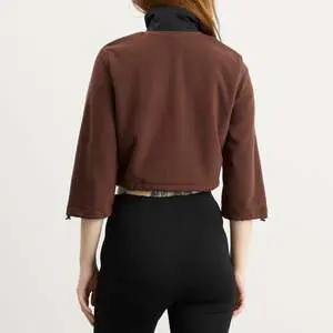 SKIMS Fleece Lounge Shrunken Zip Up Jacket