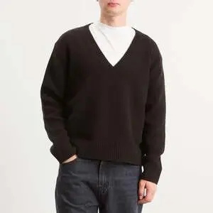 Dries Van Noten Wool Cashmere V Neck Jumper