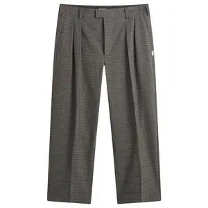 WTAPS Glen Check Two Tuck Trousers - Gray