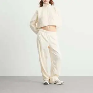 SKIMS Teddy Funnel Neck Cropped Jacket