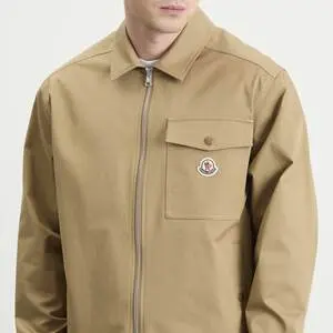 Moncler Gabardine Cotton Shirt Jacket