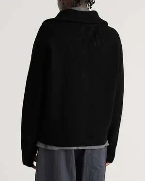 Studio Nicholson Sandos Rib Zip Though Jumper