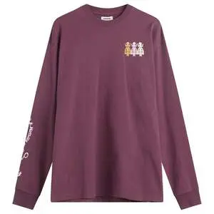 DAMSON MADDER Paper Cut Gals Long Sleeve T-shirt