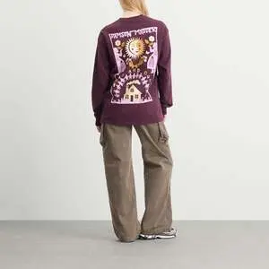 DAMSON MADDER Paper Cut Gals Long Sleeve T-shirt