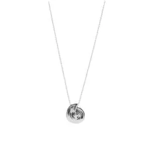 MISSOMA Spiral Large Pendant Necklace - Silver
