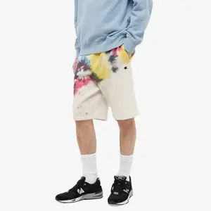 Champion Natural Tie Dye Raw Sweat Shorts