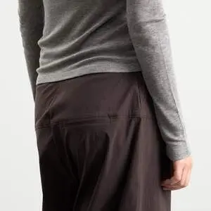 ST. AGNI Relaxed Pleat Pants - Bark