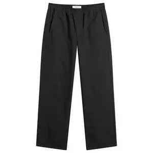 PALMES Lucien Herringbone Trousers - Black
