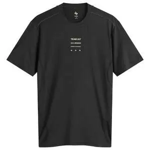 REPRESENT 247 Shorts Sleeve Runner T-shirt - Black