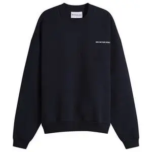 MKI MIYUKI ZOKU Presented Uniform Crewneck Sweatshirt - Navy