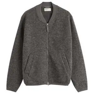Universal Works Wool Fleece Zip Bomber Presented Jacket