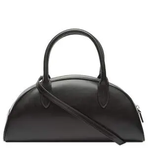 DUNST Leather Bowling Bag - Black