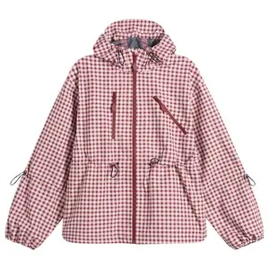 DAMSON MADDER Matilda Raincoat Jacket - Cherry Gingham