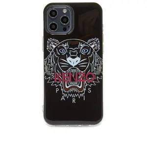 Kenzo Tiger Logo Iphone 12 Pro Max Case - Black