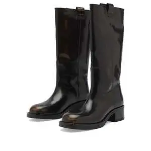 ALOHAS Sajan Vintage Effect Leather Boots