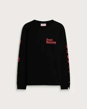 TEAM IKUZAWA Aikou-gumi Long Sleeve T-shirt Exclusive - Black