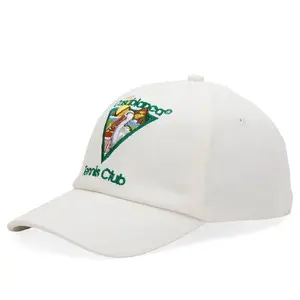 Casablanca Pyramid Abduction Tennis Cap - White