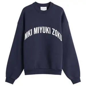 MKI MIYUKI ZOKU Arch Sweatshirt Exclusive - Navy