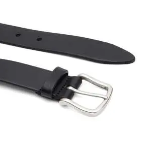 Anderson's Narrow Stud Trimmed Leather Belt