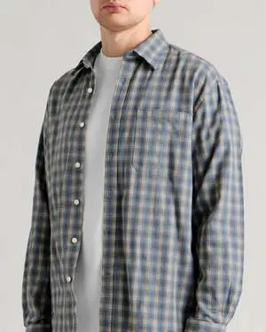Nn07 Deon Check Flannel Shirt