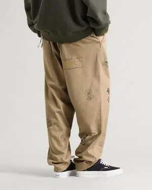 MASTERMIND WORLD Doodle Print Regular Easy Pants