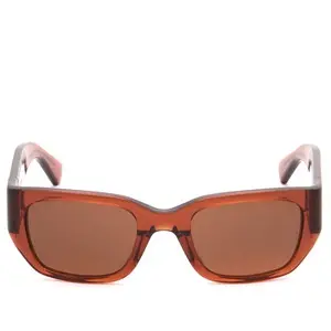 Bottega Veneta Bv1400s Intrecciato Wirecore Sunglasses - Brown