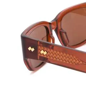 Bottega Veneta Bv1400s Intrecciato Wirecore Sunglasses