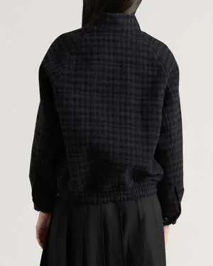 DUNST Harrington Quilted Wool Blouson Jacket