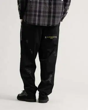 MASTERMIND WORLD Doodle Print Regular Easy Pants