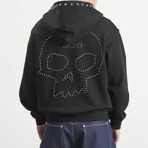 PLEASURES X Zero Dane Studded Hoodie