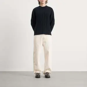 ABOUT:BLANK Large Rib Knit Crew