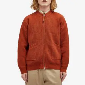 FRIZMWORKS Wool Deck Zip Up Cardigan
