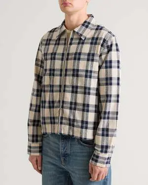 CORRIDOR Capricorn Plaid Zip Jacket
