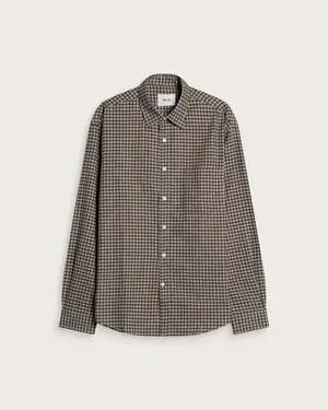 Nn07 Deon Check Flannel Shirt - S/check
