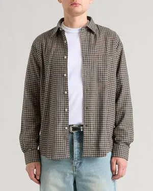 Nn07 Deon Check Flannel Shirt